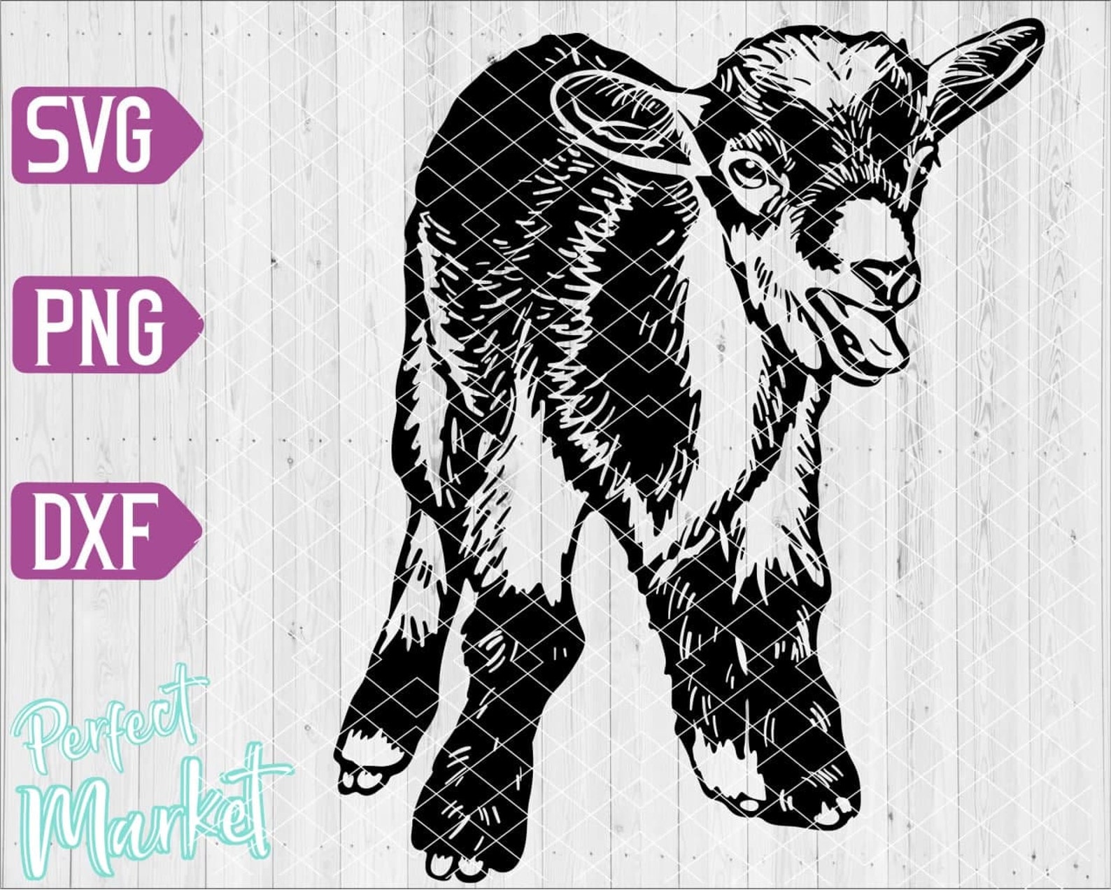 Goat Svg Filesgoat Farm Animal Svggoat Head Svg - Etsy
