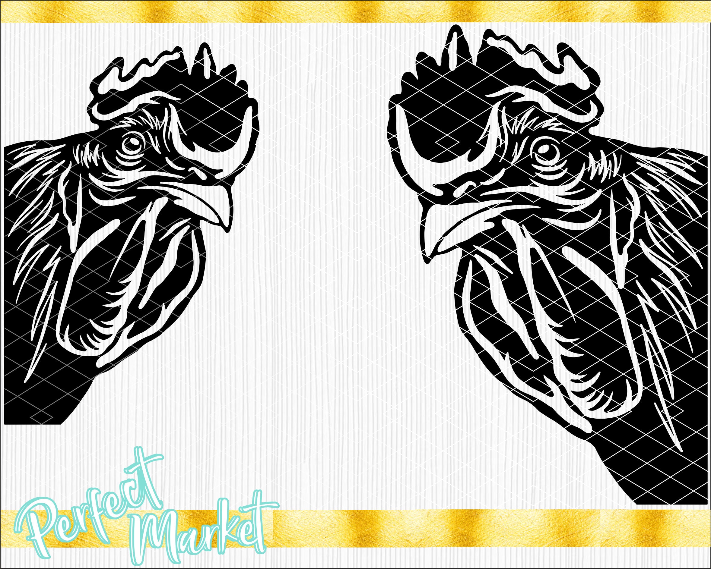 Chicken Svg Files for Cricutchicken for Shirtchicken - Etsy