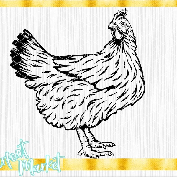 Chicken Svg - Etsy