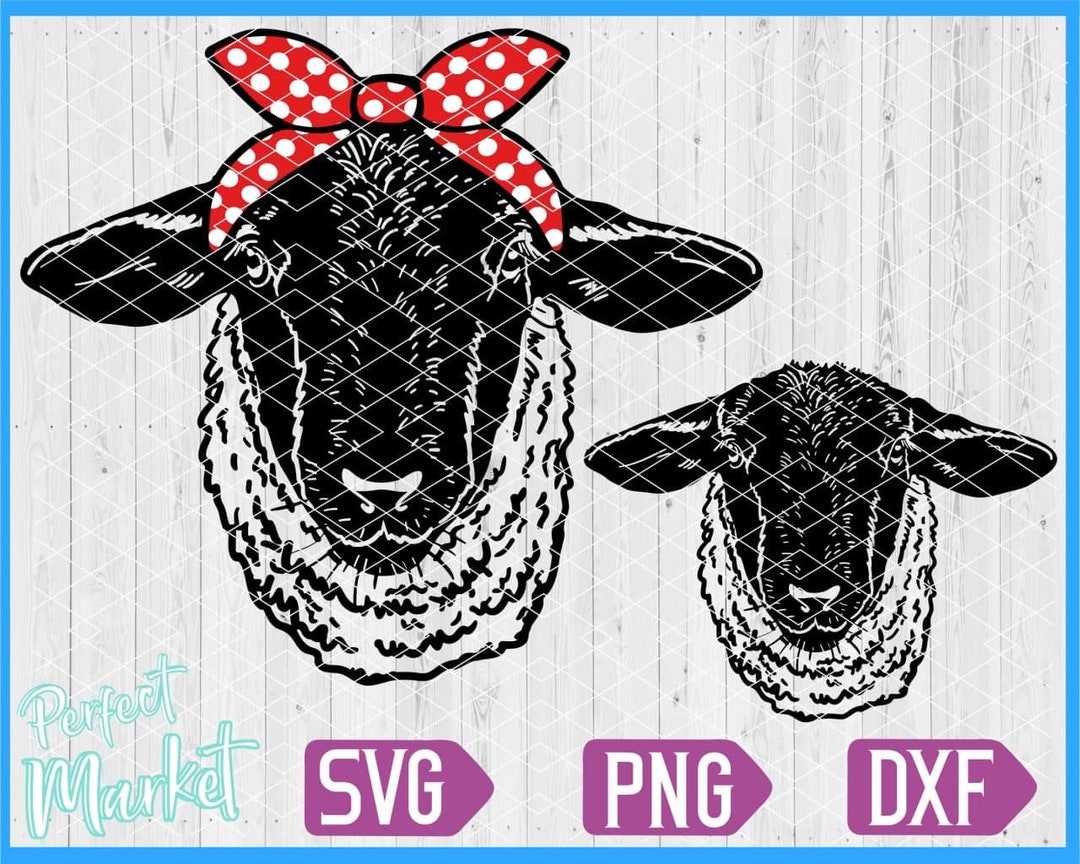 Sheep Face Svg,sheep Silhouette,flock of Sheep Svg,sheep Clipart,sheep ...
