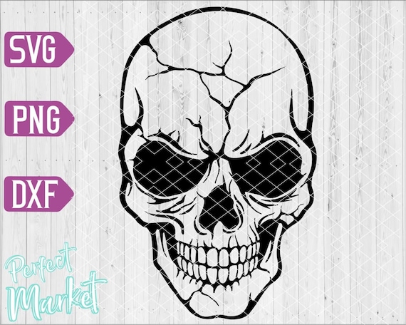 Skull Svg Fileskull Svg Skull Cut Fileskull Clipart Sugar - Etsy