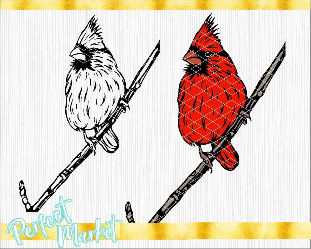 Cardinal Svg, Cardinal Bird Svg,bird Svg, Cardinal Layered Svg ...