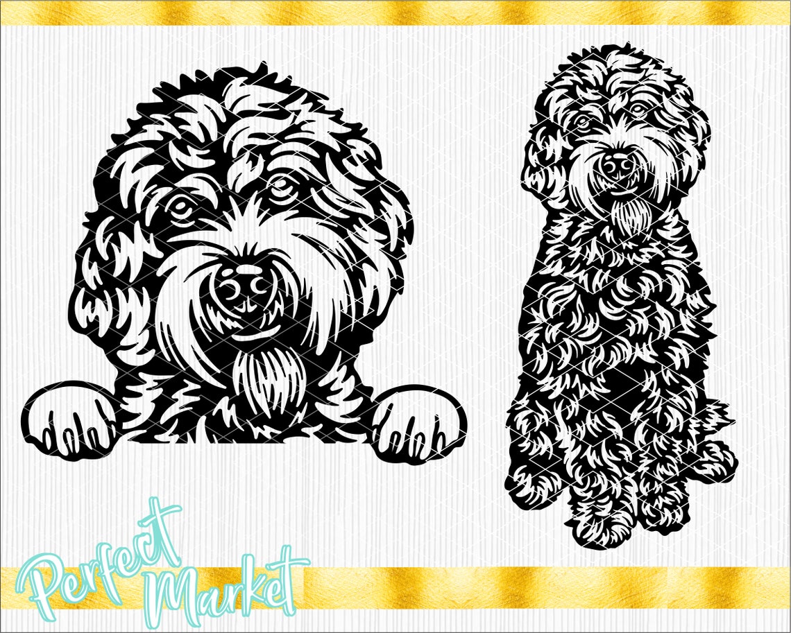 Labradoodle Svglabradoodle Cut Filesdog Svg Cricut Cute - Etsy