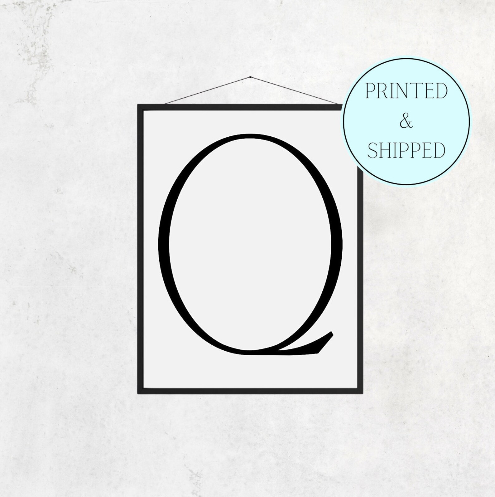 Q Print Letter Q Print Alphabet Print Letter Print Simple - Etsy
