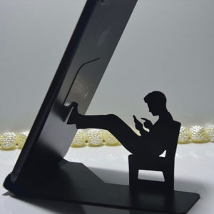 Business Man Metal Phone Holder - Etsy