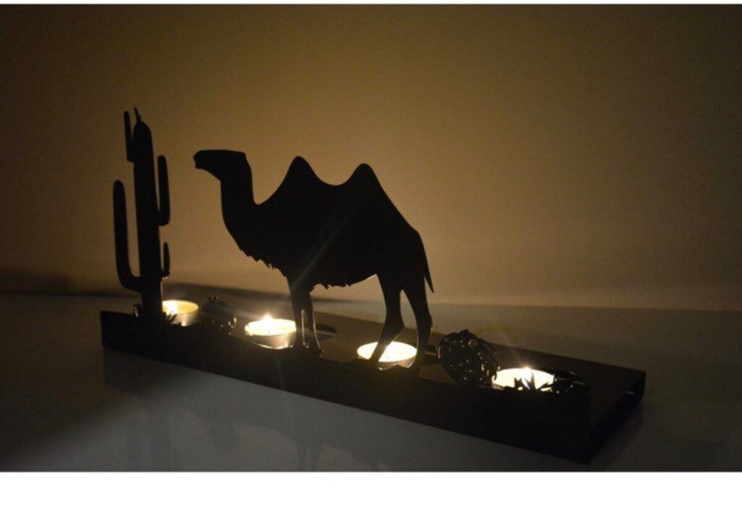 Decorative Camel Pattern Metal Candle Holder - Etsy