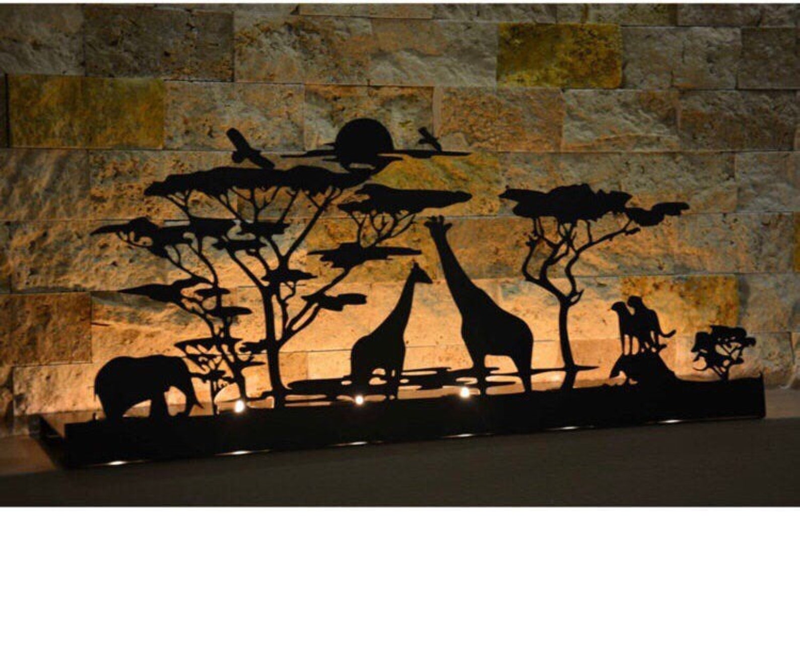 Decorative Safari Metal Candle Holder - Etsy