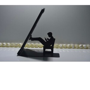 Business Man Metal Phone Holder - Etsy