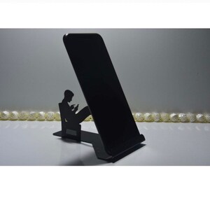 Business Man Metal Phone Holder - Etsy