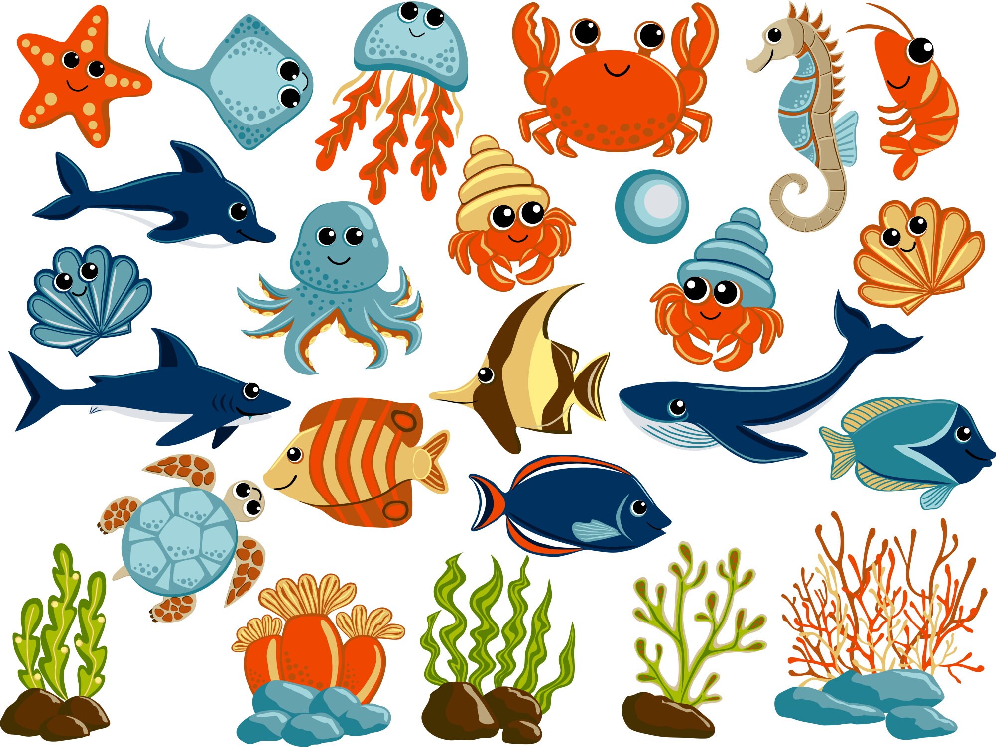 Marine Animals Clip Art