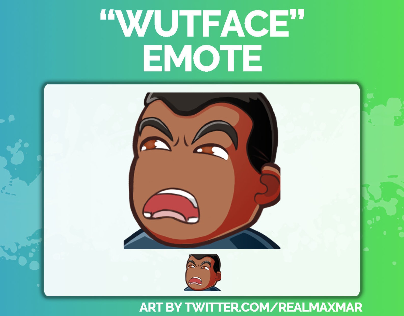 WutFace Emote pour Twitch/Youtube | Etsy