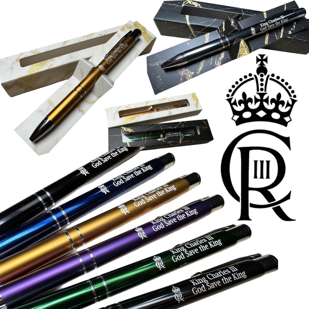 King Charles Iii's Coronation Gift, King Charles III Pen With Gift Box ...