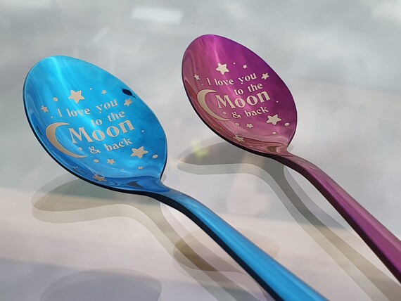 I Love You Cute Custom Spoon Romantic Gift for | Etsy