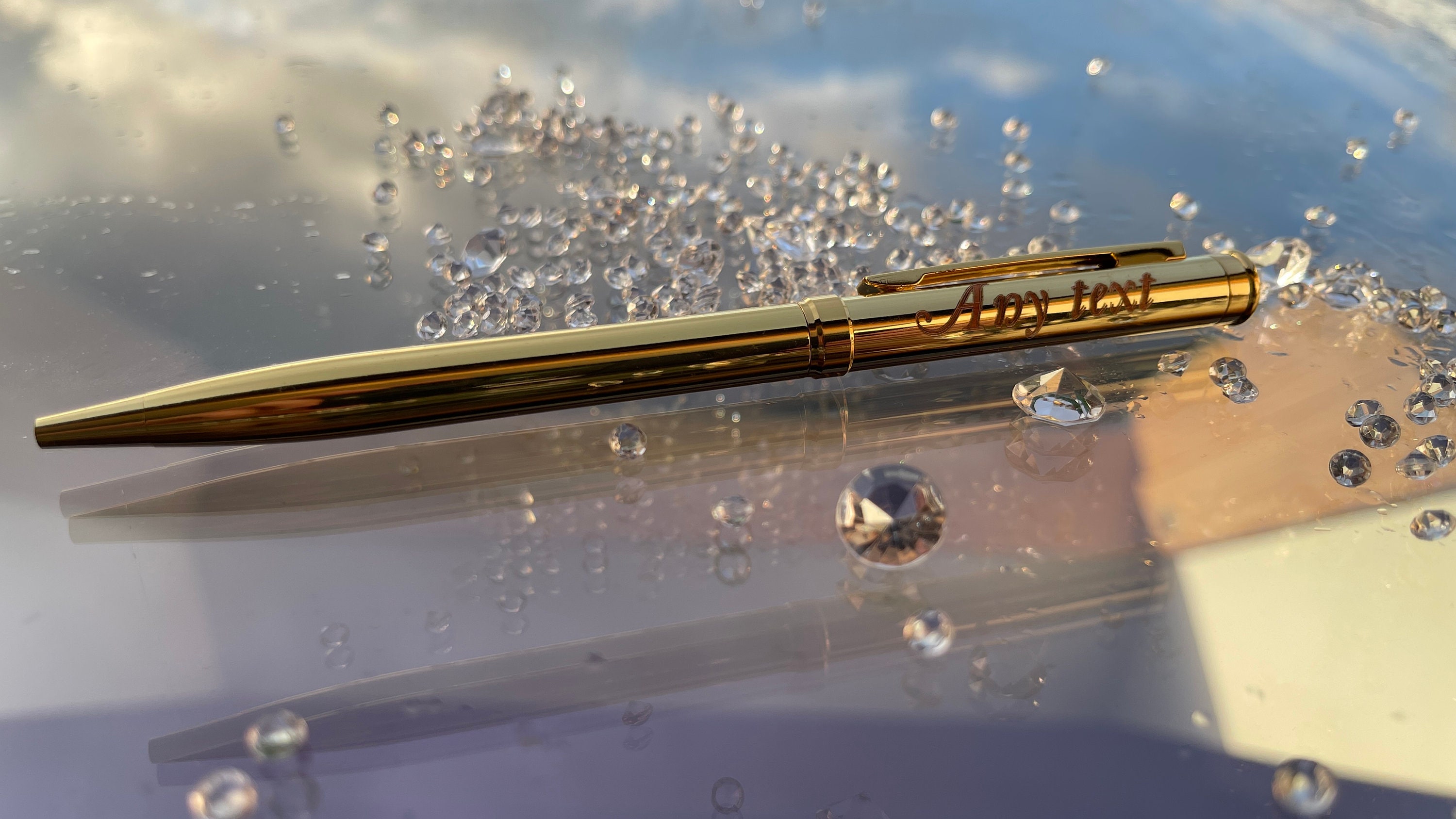 Custom Engraved Ballpoint Pen Unique Rainbow Color Cute Pen - Etsy UK