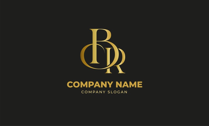Deluxe BR Vector Logo in Gold. Instant Download. Complete Vectors. 100% ...