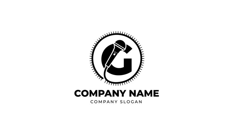 Gold Letter G Micro Vector Logo. Instant Download. Complete Vectors ...