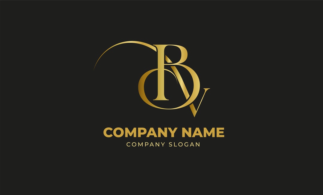 Deluxe BV Vector Logo in Gold. Instant Download. Complete Vectors. 100% ...