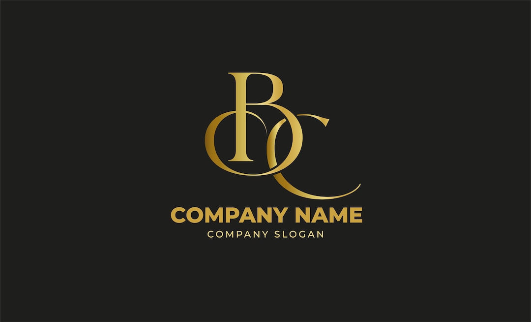 Deluxe BC Vector Logo in Gold. Instant Download. Complete Vectors. 100% ...