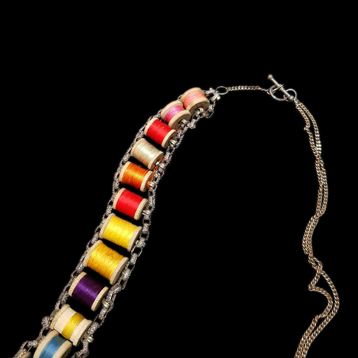 The Mad Hatter thread spools bandolier movie prop replica. | Etsy