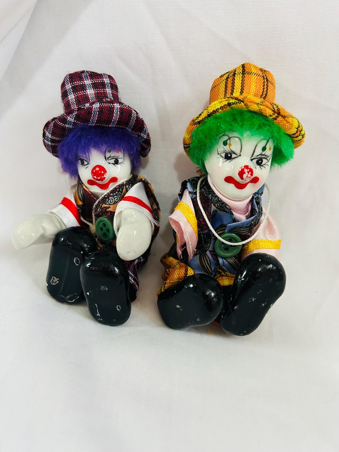 Vintage Ceramic Clowns - Etsy