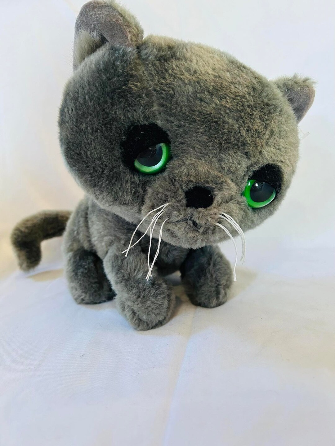 Vintage Artlist International Collection Grey Cat Plush - Etsy