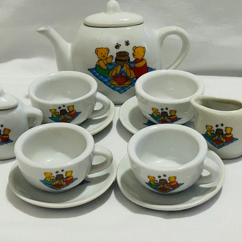Bear Tea Set - Etsy