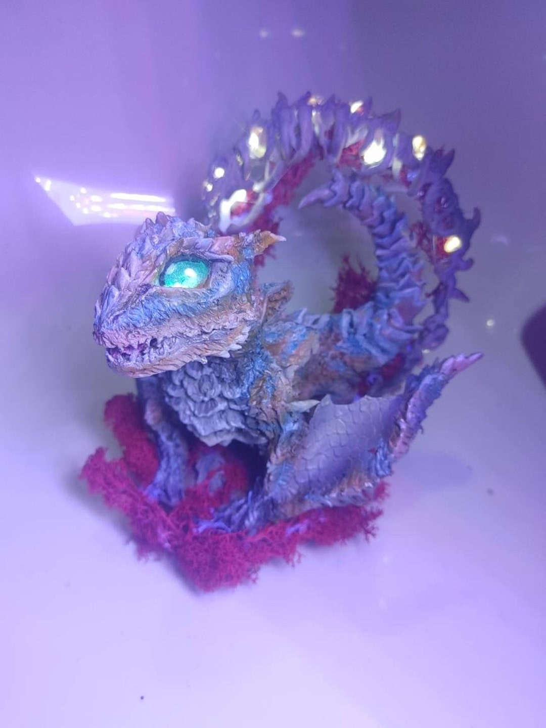 Baby Tigrex With Led Lights to Choose and Ornament of Dragon Skeleton ...