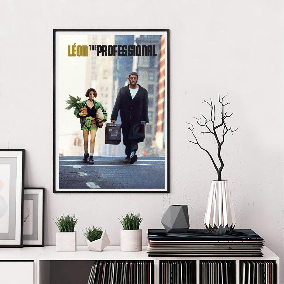 Leon the Professional Movie Poster, HD Wall Art Canvas Painting for ...