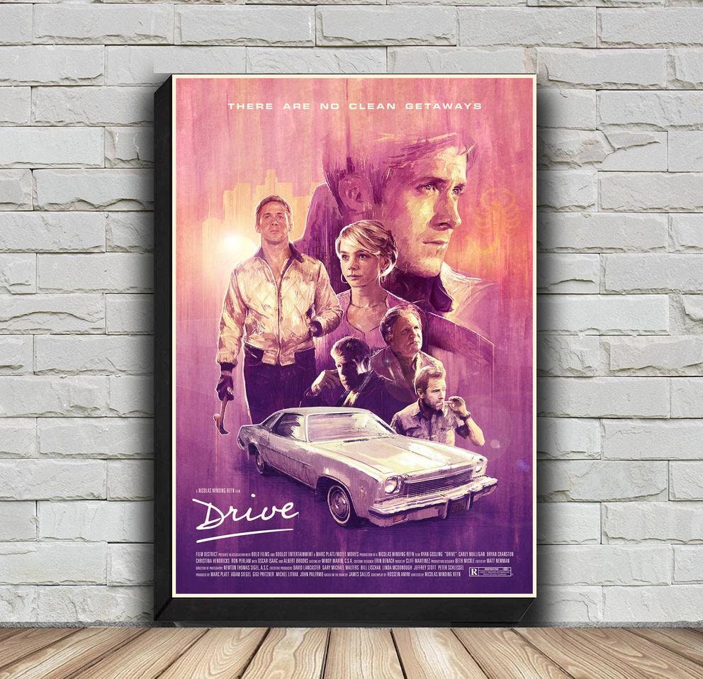 Drive Movie Poster, HD Wall Art Canvas Painting for Home Decor - Etsy