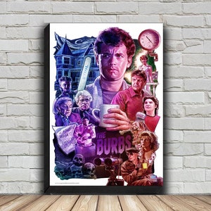 The Burbs Movie Poster, HD Wall Art Canvas Painting for Home Decor - Etsy