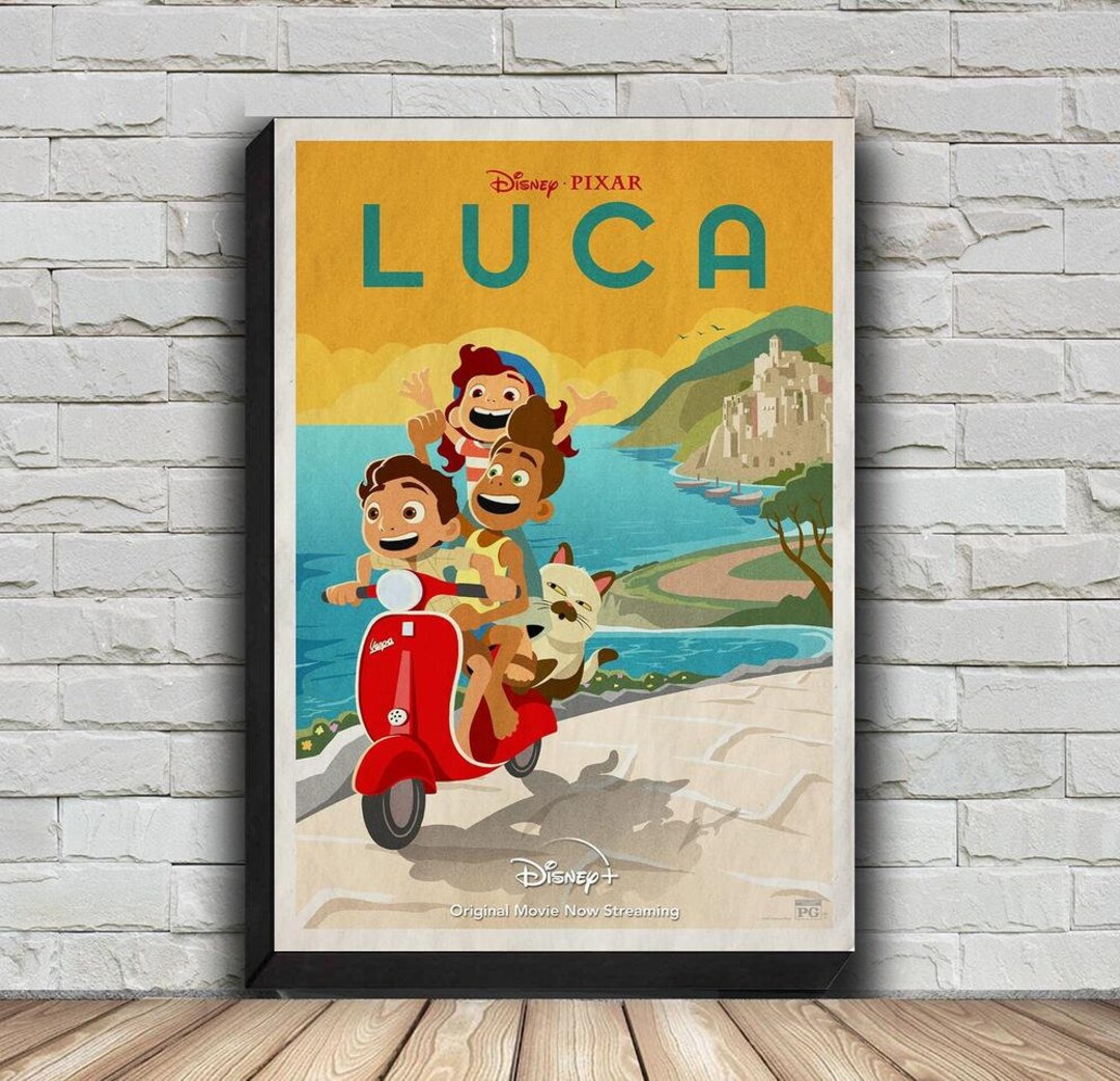 Luca Movie Poster, HD Wall Art Canvas Painting for Home Decor - Etsy