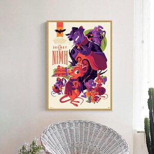 The Secret of Nimh Movie Poster, HD Wall Art Canvas Painting for Home ...