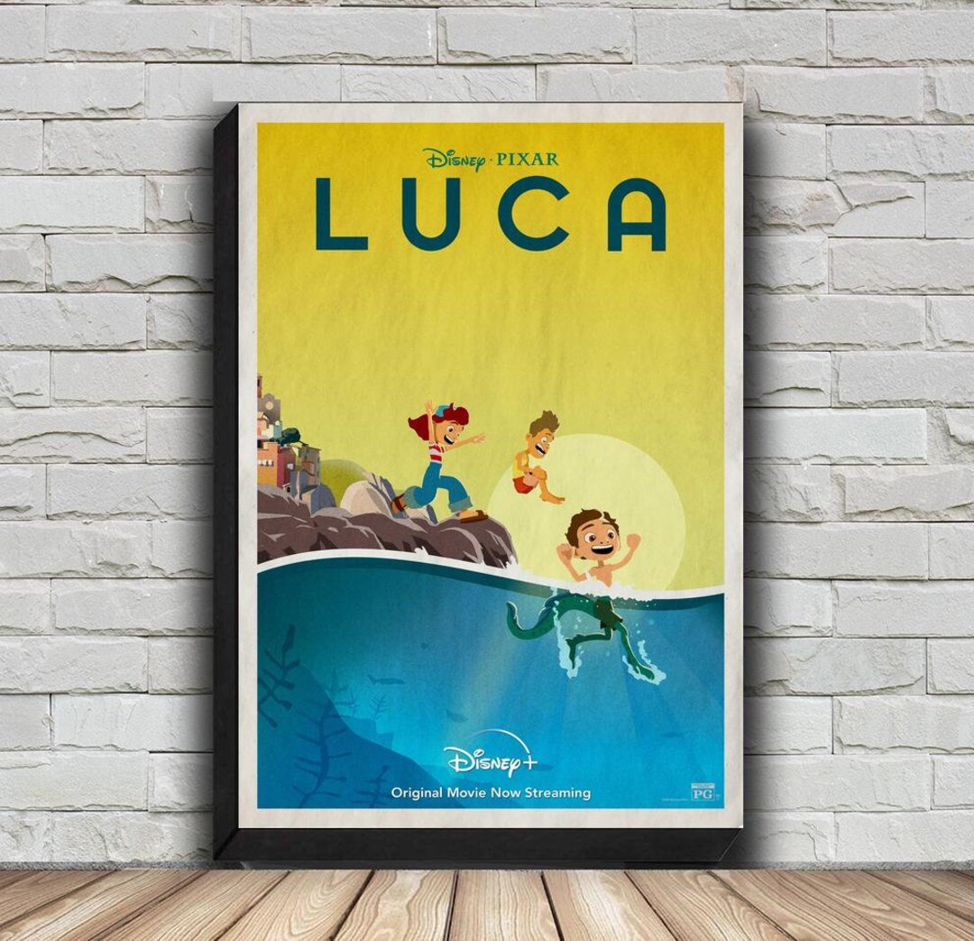 Luca Movie Poster, HD Wall Art Canvas Painting for Home Decor - Etsy