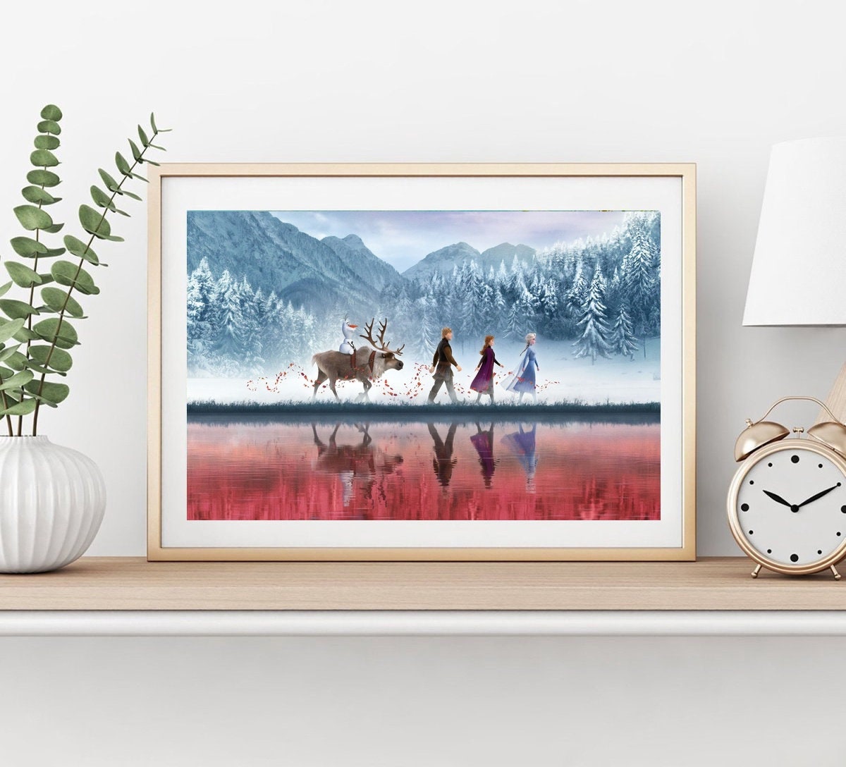 Frozen 2 Movie Poster, HD Wall Art Canvas Painting for Home Decor - Etsy
