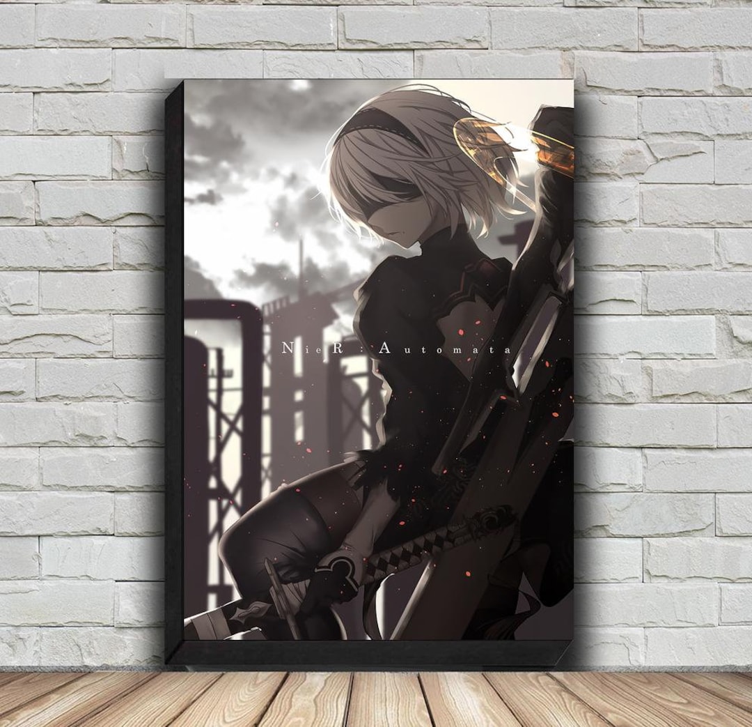 Nier Automata Poster, HD Wall Art Canvas Painting for Home Decor, No ...