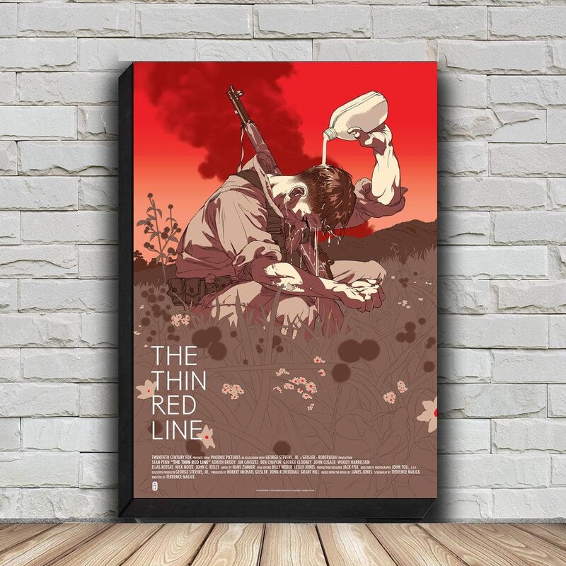 Thin Red Line - Etsy