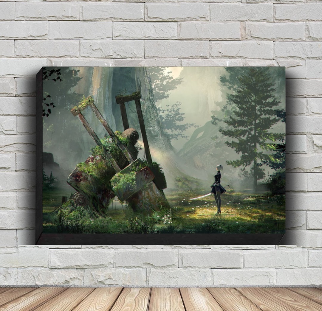 Nier Automata Poster, HD Wall Art Canvas Painting for Home Decor - Etsy
