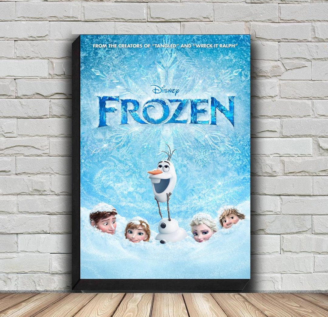 Frozen Movie Poster, HD Wall Art Canvas Painting for Home Decor, No ...