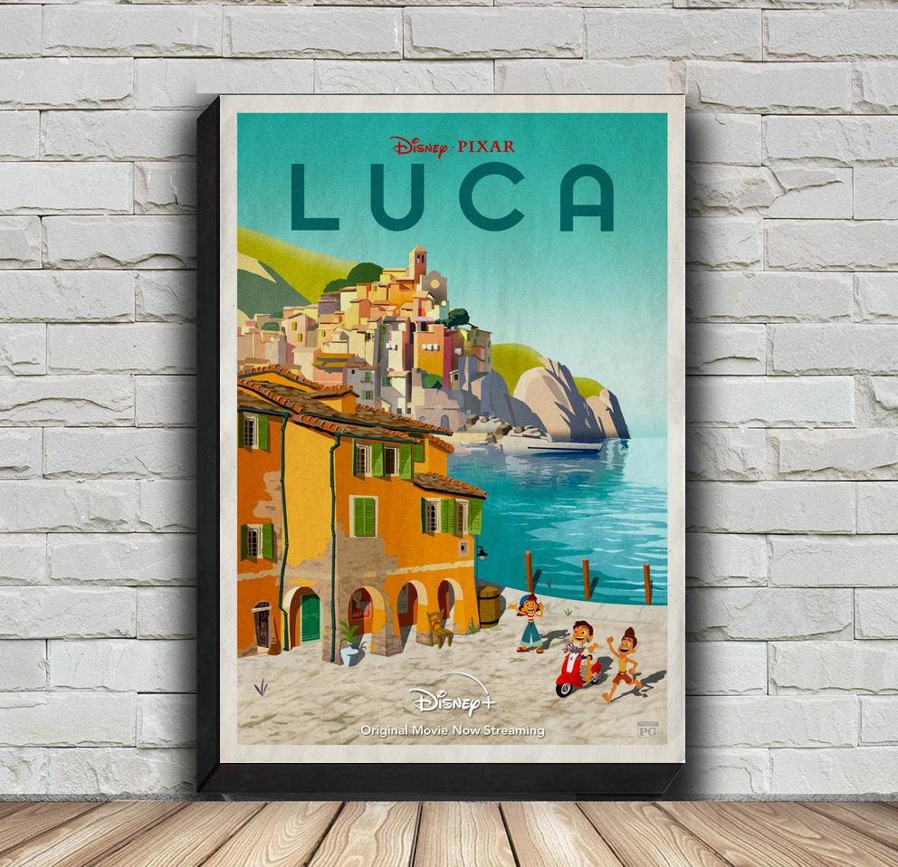 Luca Movie Poster, HD Wall Art Canvas Painting for Home Decor - Etsy