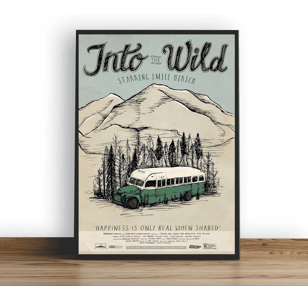Into the Wild Movie Poster HD Wall Art Canvas Painting for - Etsy