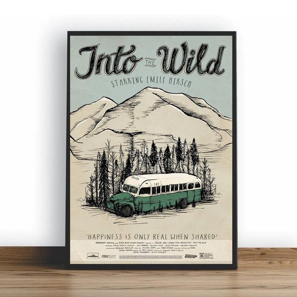 Into the Wild Poster - Etsy