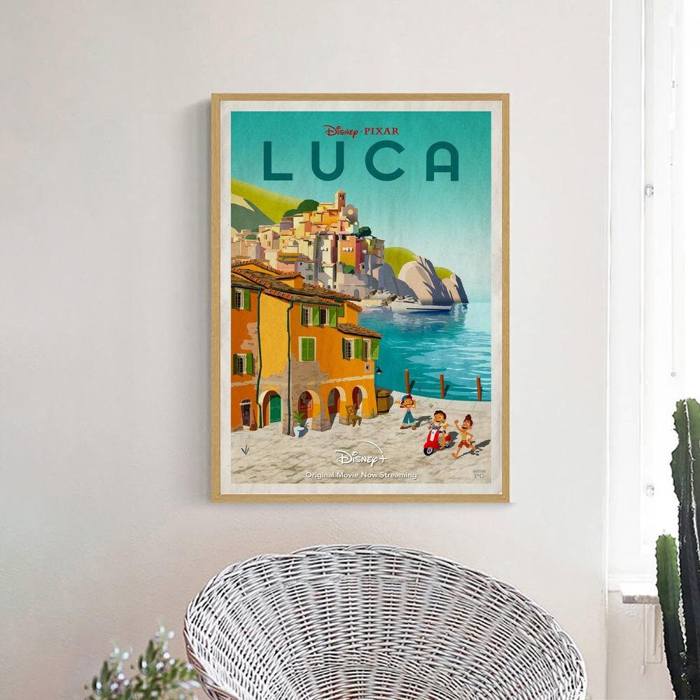 Luca Movie Poster, HD Wall Art Canvas Painting for Home Decor - Etsy