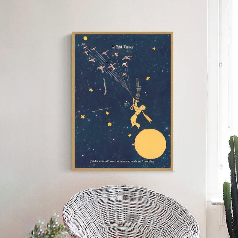 The Little Prince Movie Poster, HD Wall Art Canvas Painting for Home ...