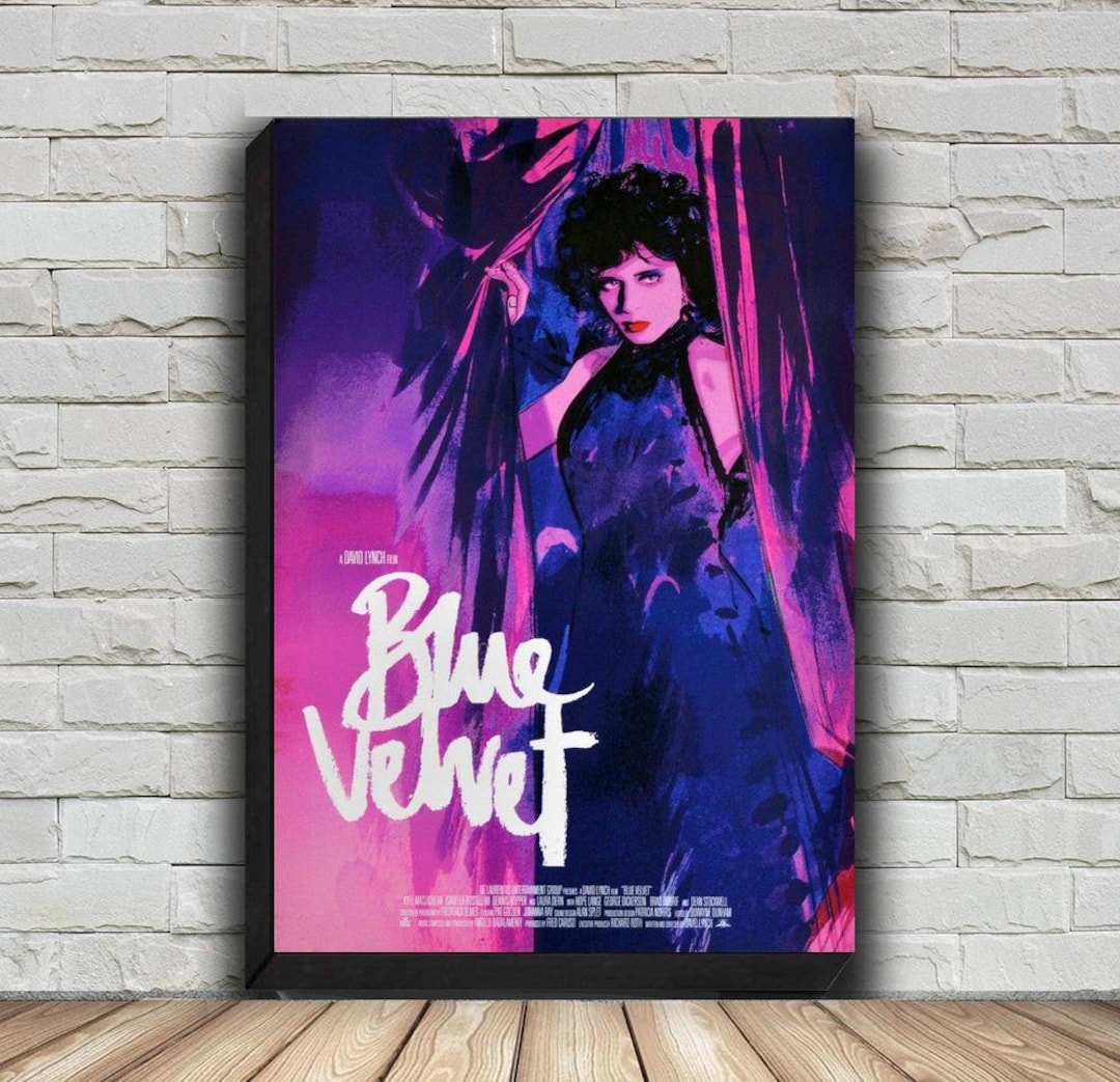 Blue Velvet Movie Poster, HD Wall Art Canvas Painting for Home Decor ...