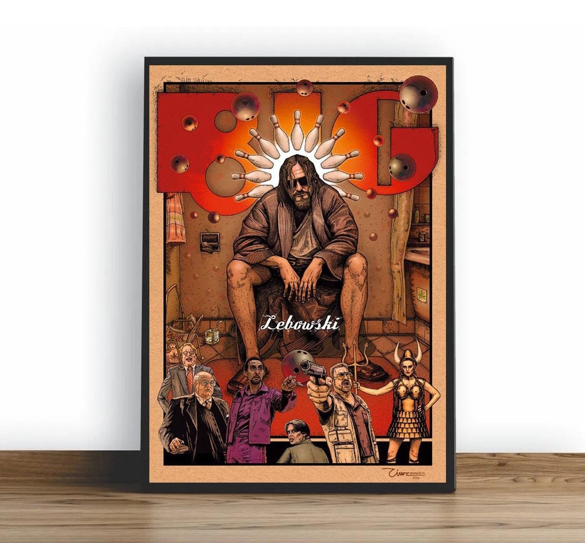 The Big Lebowski Movie Poster, HD Wall Art Canvas Painting for Home ...
