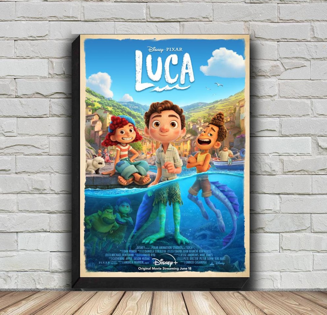 Luca Movie Poster, HD Wall Art Canvas Painting for Home Decor - Etsy
