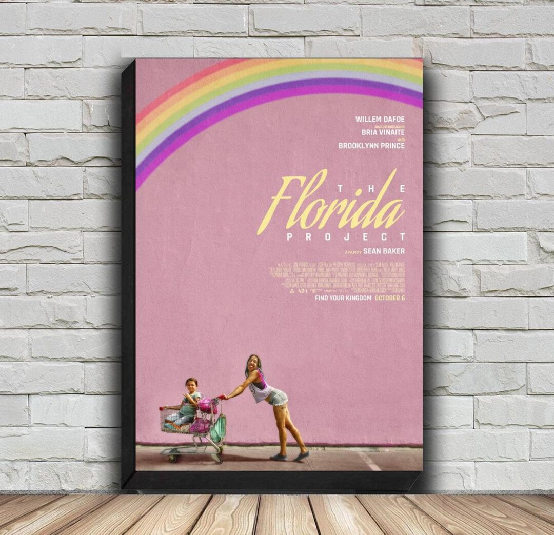 The Florida Project Movie Poster, HD Wall Art Canvas Painting for Home ...