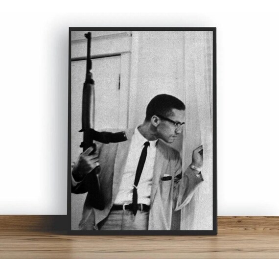 Malcolm X Gun Poster