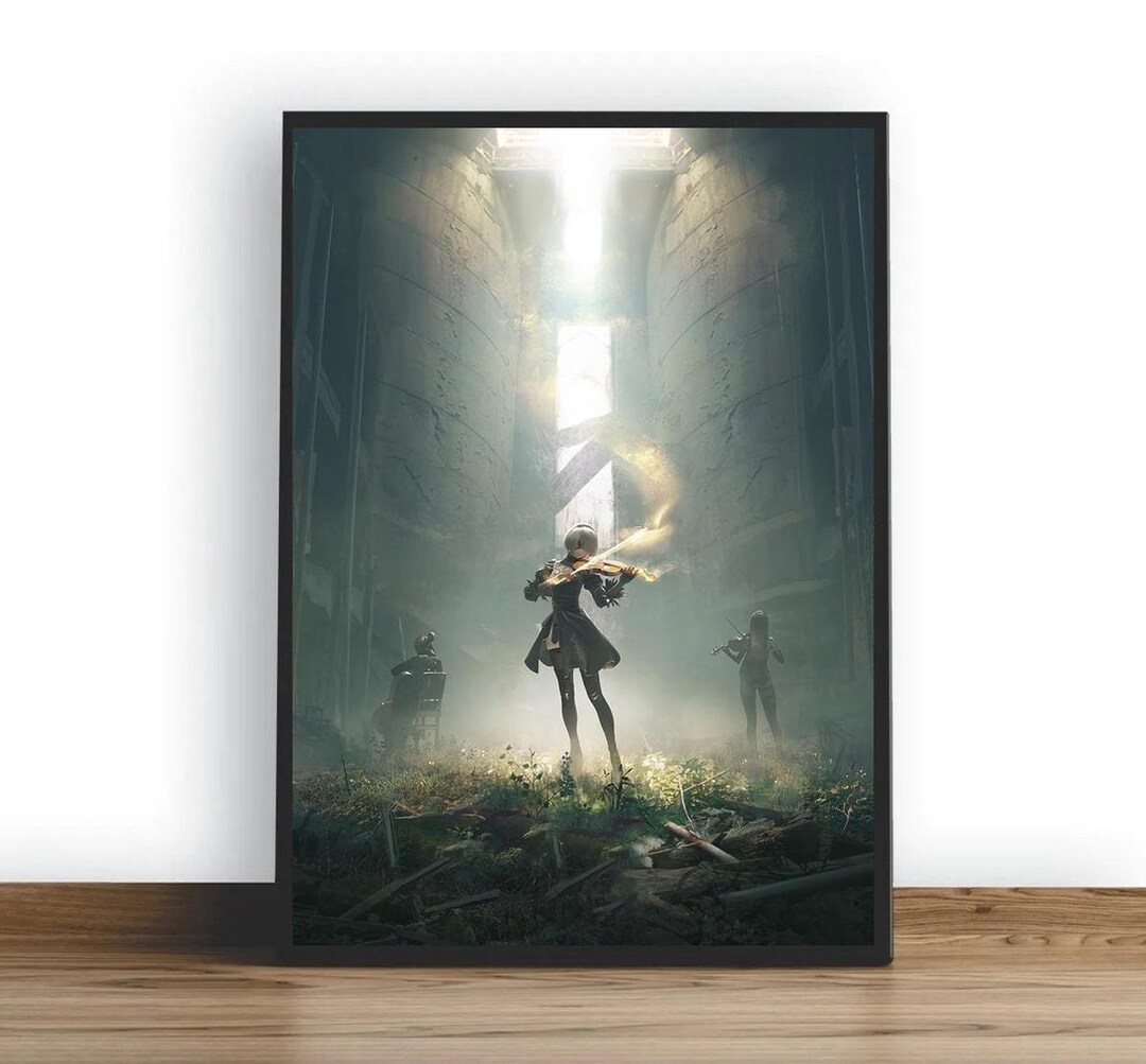 Nier Automata Anime Poster, HD Wall Art Canvas Painting for Home Decor ...