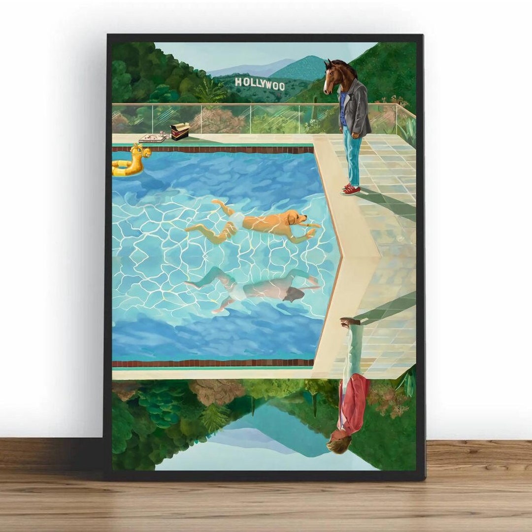 Bojack Horseman Movie Poster, HD Wall Art Canvas Painting for Home ...